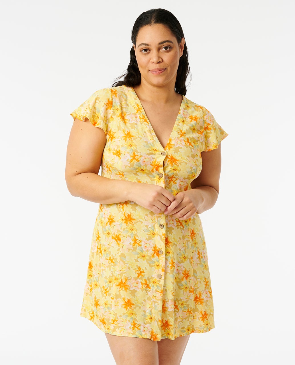 Summer Rain Buttons Dress – Rip Curl