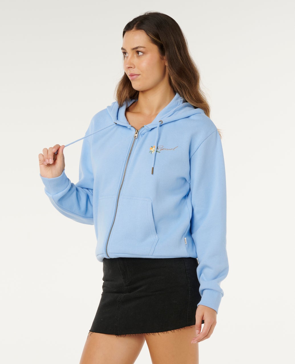 Poolside Zip Through Relaxed Hood – Rip Curl